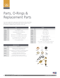 Parts, O-Rings & Replacement Parts – C&DValve