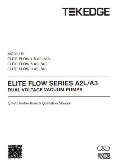 Elite Flow Series A2L/A3 Manual – C&DValve